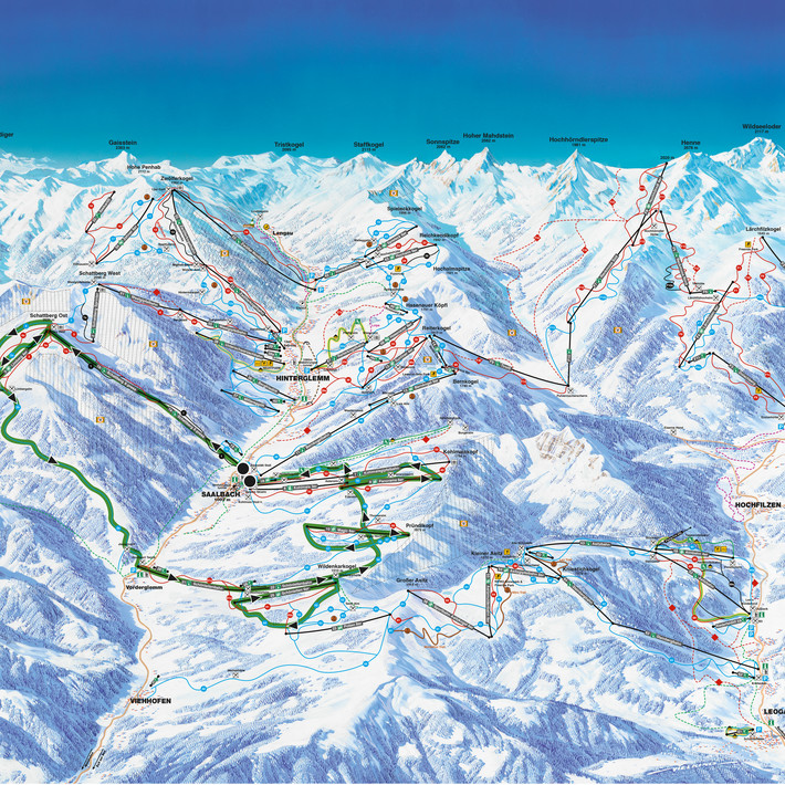 Skicircus-Runden | Infrastruktur in Saalbach Hinterglemm