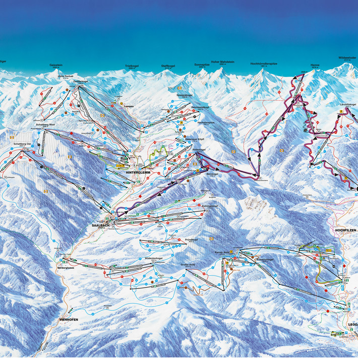 Skicircus-Runden | Infrastruktur in Saalbach Hinterglemm