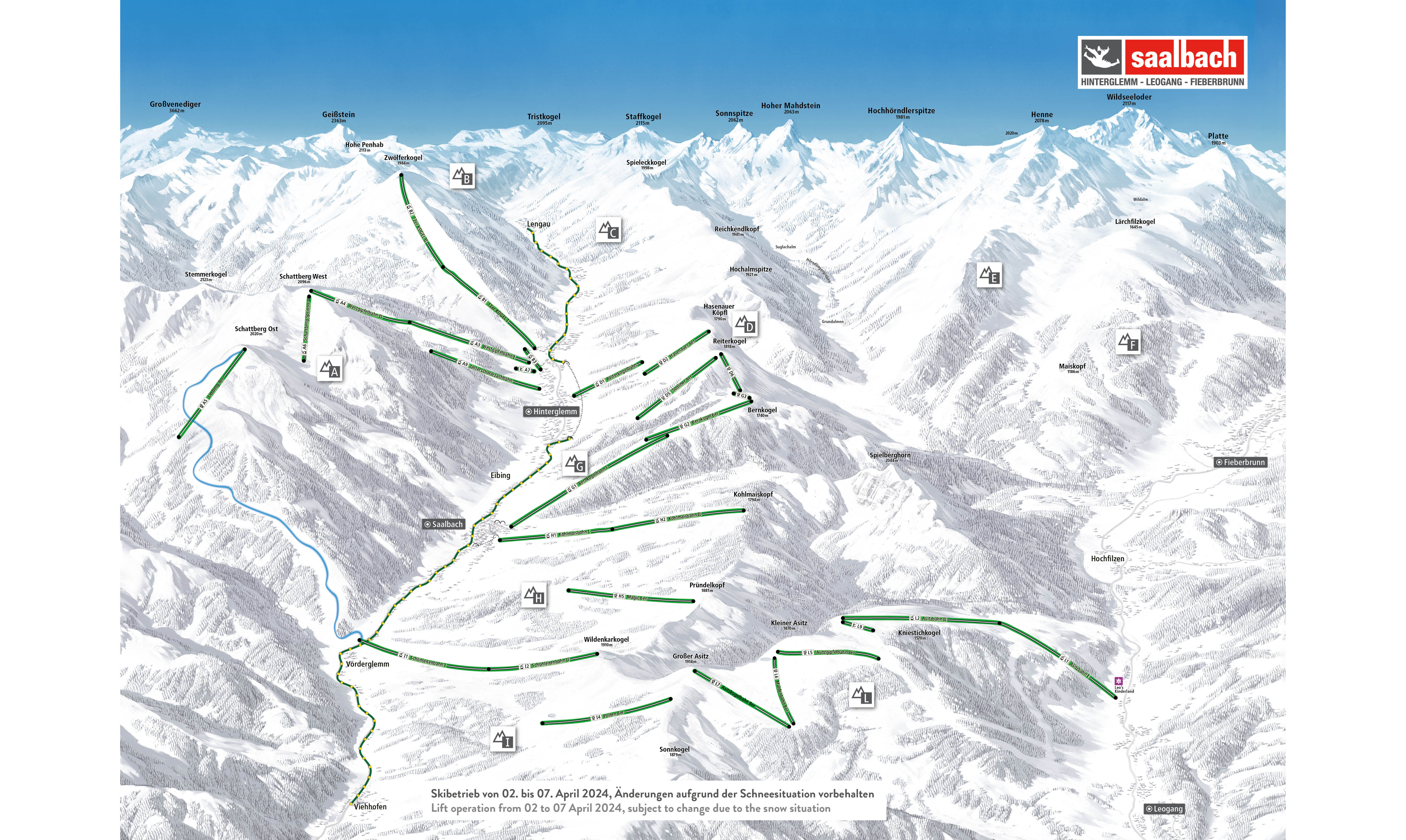 Aktueller Ski- und Pistenbetrieb | Skicircus Saalbach Hinterglemm